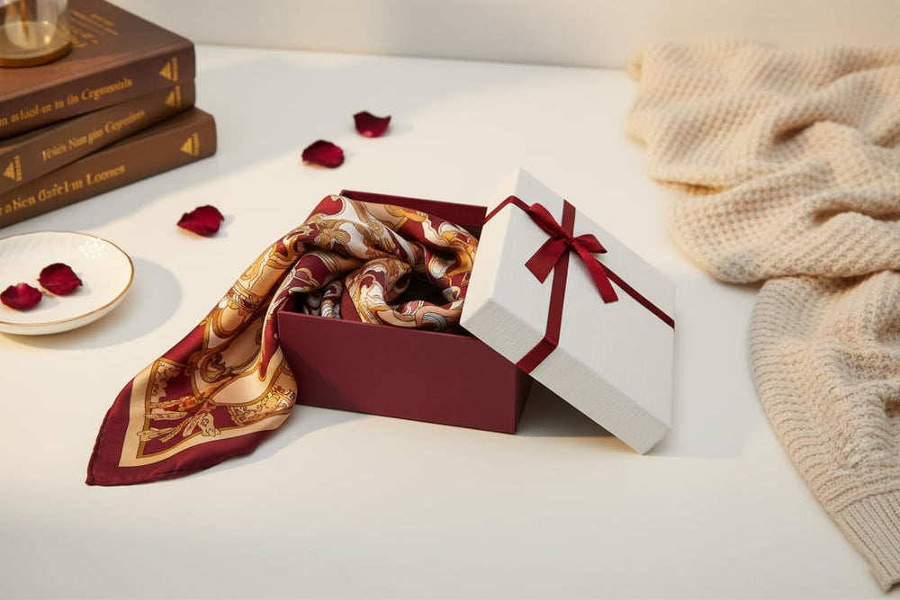 Luxury Burgundy/Cream Gift Boxes - Set of 3 | Emartbuy – EMARTBUY