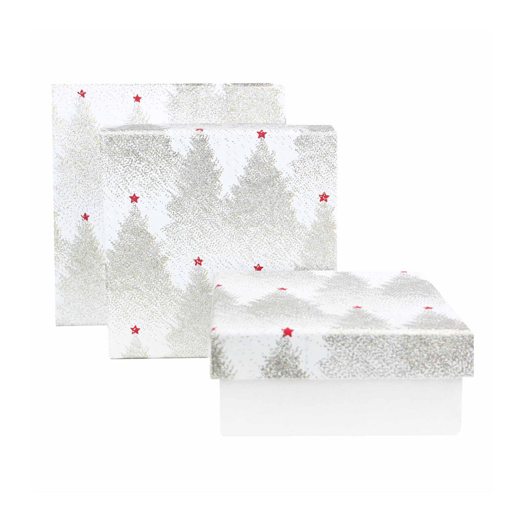 Handcrafted Glittery Winter Wonderland Gift Boxes - Set of 3 – EMARTBUY