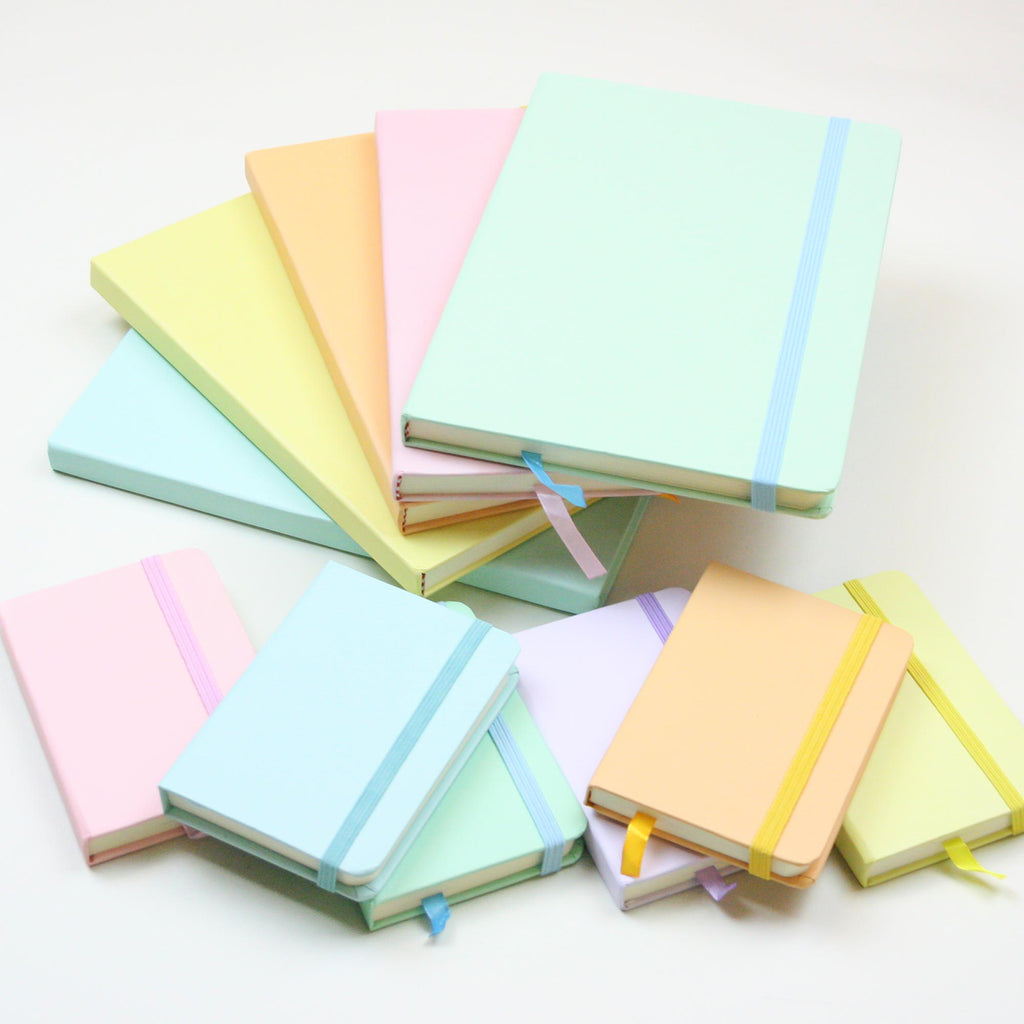 Pastel Colors Hardback Notebook - Set of 2 (A5 & A7) – EMARTBUY
